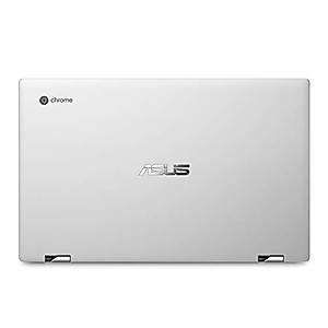 ASUS Chromebook Flip C434 2 in 1 Laptop, 14" Touchscreen FHD 4-Way NanoEdge Display, Intel Core M3-8100Y Processor, 4GB RAM, 32GB eMMC Storage, Backlit Keyboard, Silver, Chrome OS, C434TA-DH342T