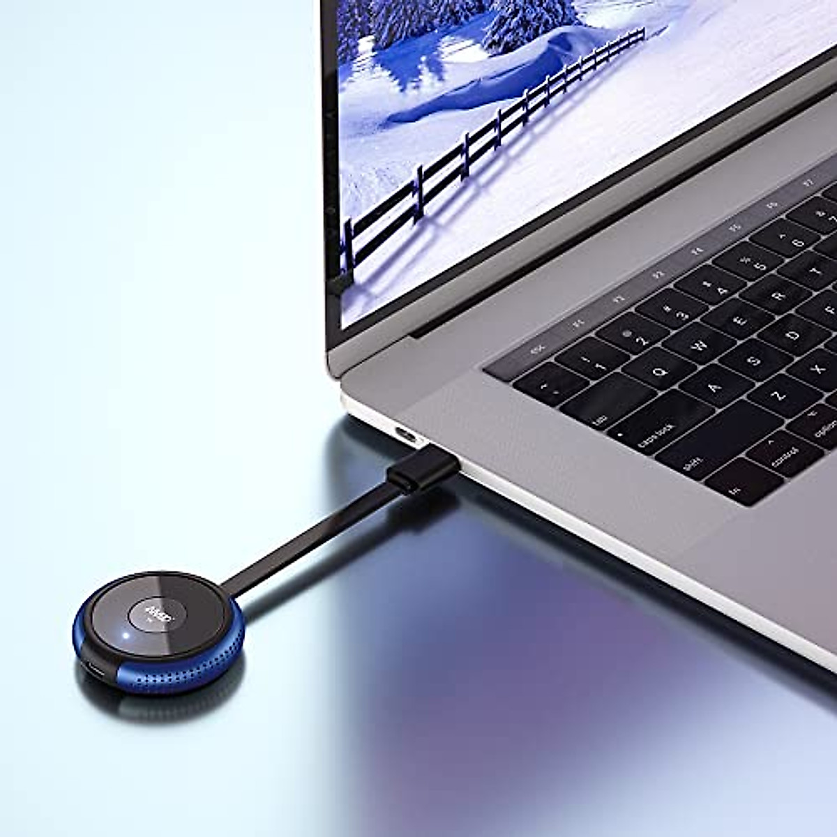 TIMBOOTECH HDMI Wireless Transmitter 165FT Blue - 1 Receiver Can be Paired with 8 Transmitters - Switch by One Click - Also Compatible with Other Brands Wireless HDMI Receiver
