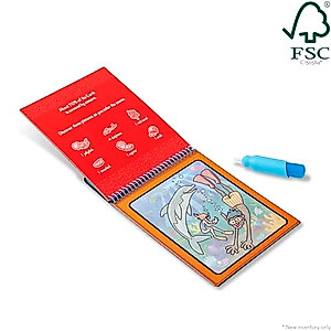 Melissa & Doug On the Go Water Wow! Reusable Color with Water Travel Toy Activity Pad with Chunky Water Pen 3-Pack (Dinosaurs, Adventure, Space) - FSC Certified