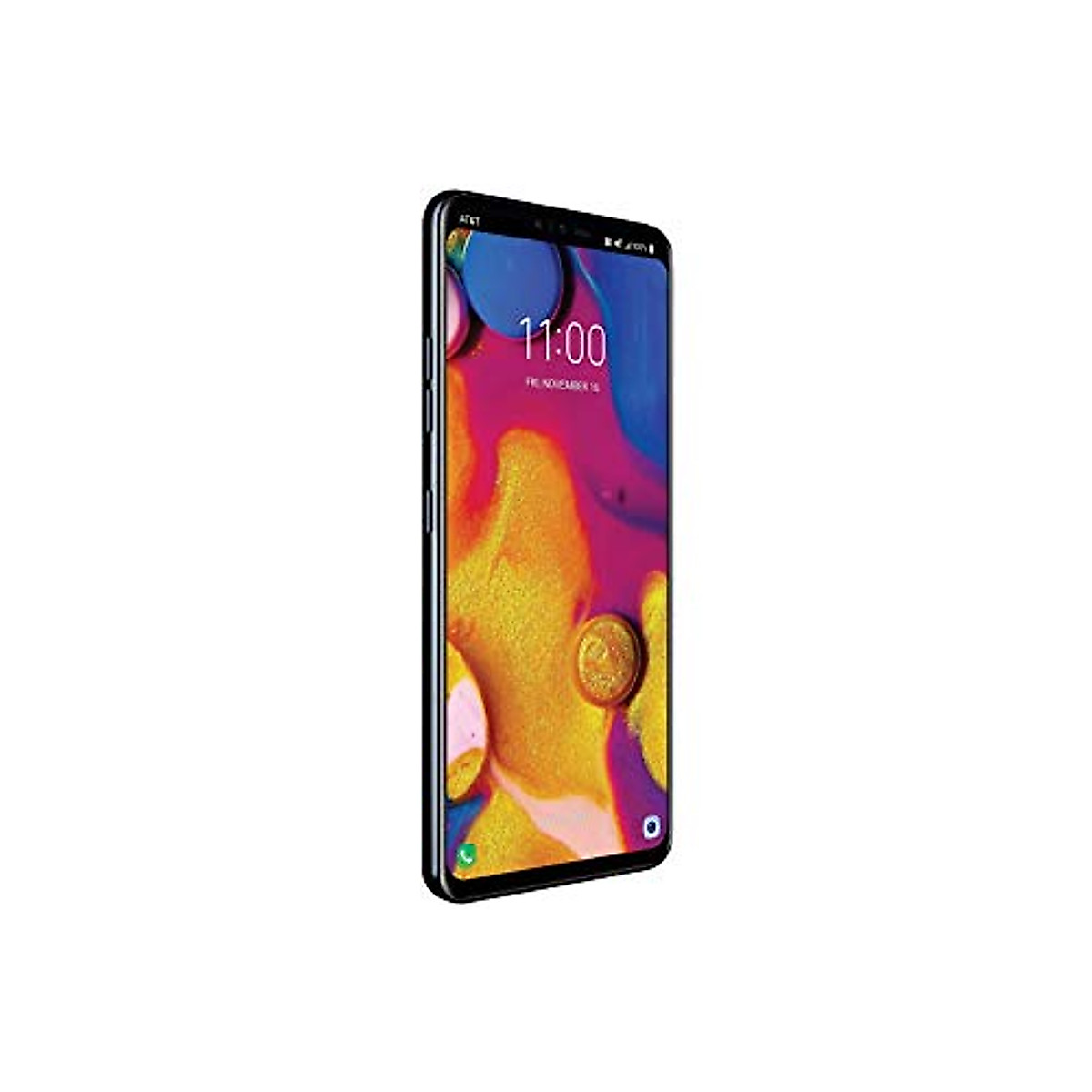 LG V40 ThinQ 64GB GSM Unlocked (AT&T/T-Mobile) 5-Camera Smartphone w/ 6.4" QHD+ Display - Aurora Black (Renewed)