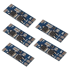 ACEIRMC 5pcs 2S 8A Li-ion 7.4V 8.4V Li-ion Lithium Battery 18650 Charger PCB Protection Board for Li-ion Lipo Battery Cell Pack
