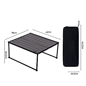 SUNESA Portable Picnic Table Outdoor Folding Table Portable Multifunctional Supplies Camping Picnic Barbecue Car Small Table Foldable Camping Table