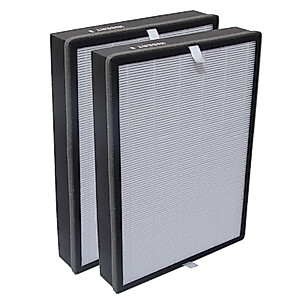 PUREBURG Replacement True HEPA Filters Compatible with Inofia PM1320 Air Purifier, H13 3-Stage Filtration Activated carbon 2-in-1 Air Clean Dust VOCs Odor PM2.5,2-Pack