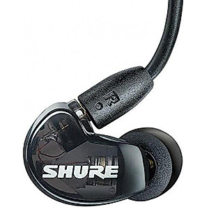 Shure SE215-CL Sound Isolating In Ear Stereo Earphones (Clear) with 3 Pairs of Triple Flange Sleeves for Better Sound Isolation