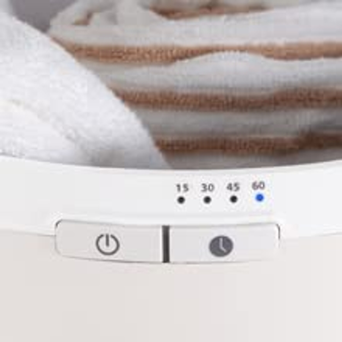 Zadro Large Hot Towel Warmer Bucket Timer Electric Towel Warmer for Bathroom Auto-Shut Off Heated Towel Warmer Spa (Large | 20L | 12" Dia. x 21" Tall, White)