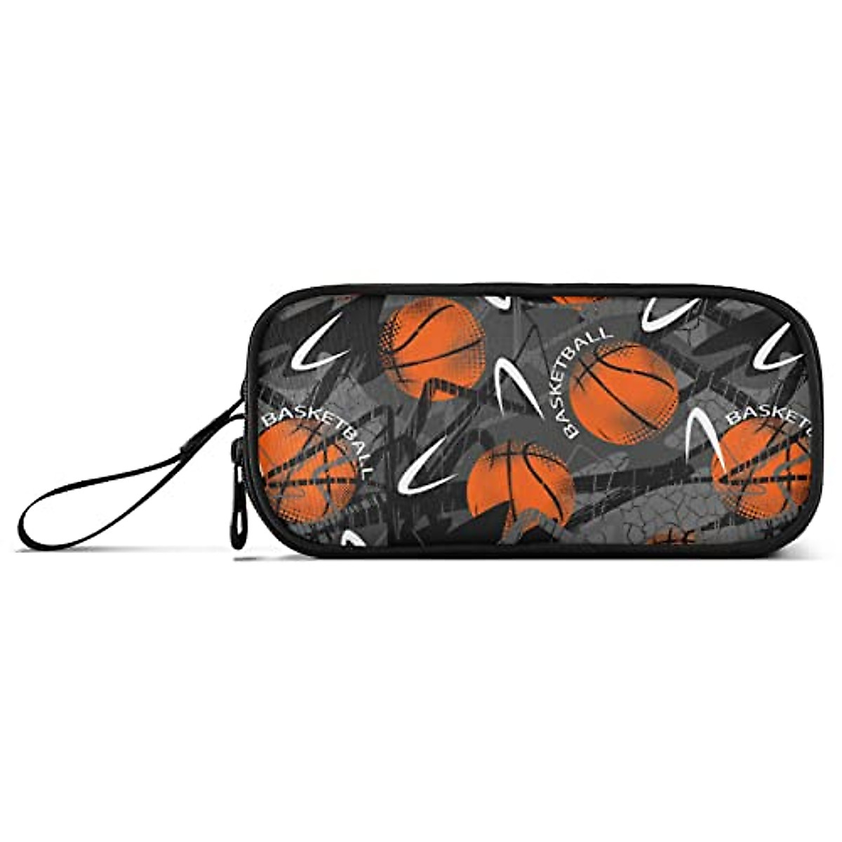 J JOYSAY Basketball Pencil Case Large Big Capacity Pencil Bag for Girls Boys Pencil Storage Box Storage Marker Box Stationery for Kids Teens Student Adults
