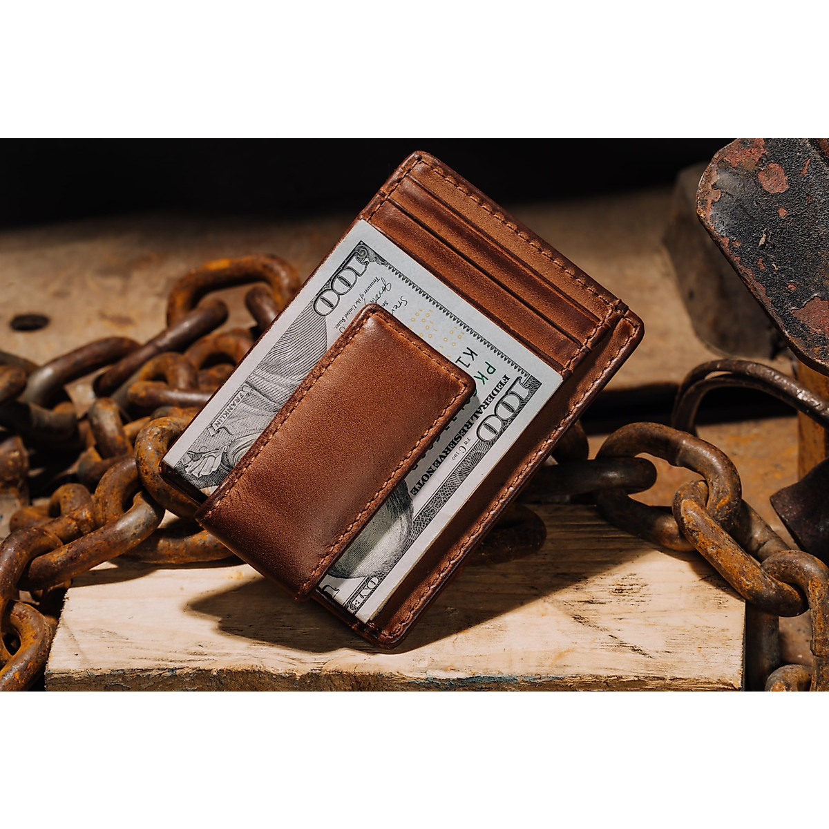 House of Jack Co. CARRYALL Money Clip Wallet | Super Strong Magnetic Wallet | Money Clip For Men | Front Pocket Wallet | Slim Card Wallet