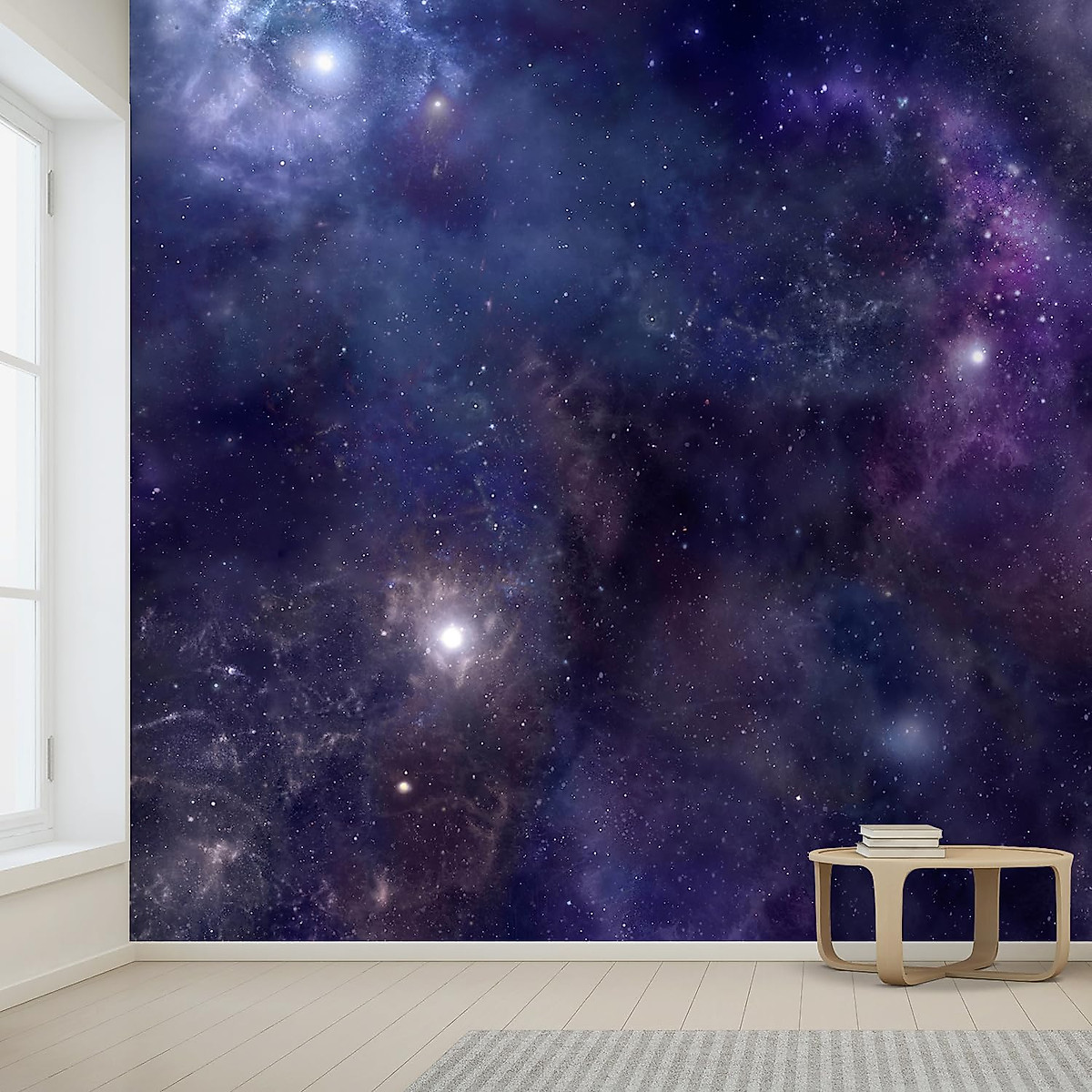 wall26 - Deep Space Wide Background Website Header - Removable Wall Mural | Self-Adhesive Large Wallpaper - 66x96 inches