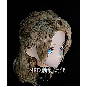 KuKu Comic Resin BJD Cosplay Albedo Genshin Full Head Kigurumi Doll Mask (full head)
