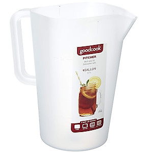 GoodCook 1 Gallon Pitcher with 4 Way Lid, Made Without BPA