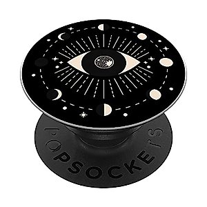 Magic Circle Space Sun Moon Stars All Knowing Eye All Seeing PopSockets Swappable PopGrip