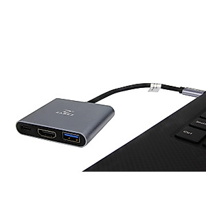 ZADEZ ZAH-513 USB-C Hub 3-in-1 Type-C (USB-C) - HDMI Port 4K (30 Hz) - Charging Port in - Power Delivery 60W - USB 3.0 high-Speed Charging Aluminum Material