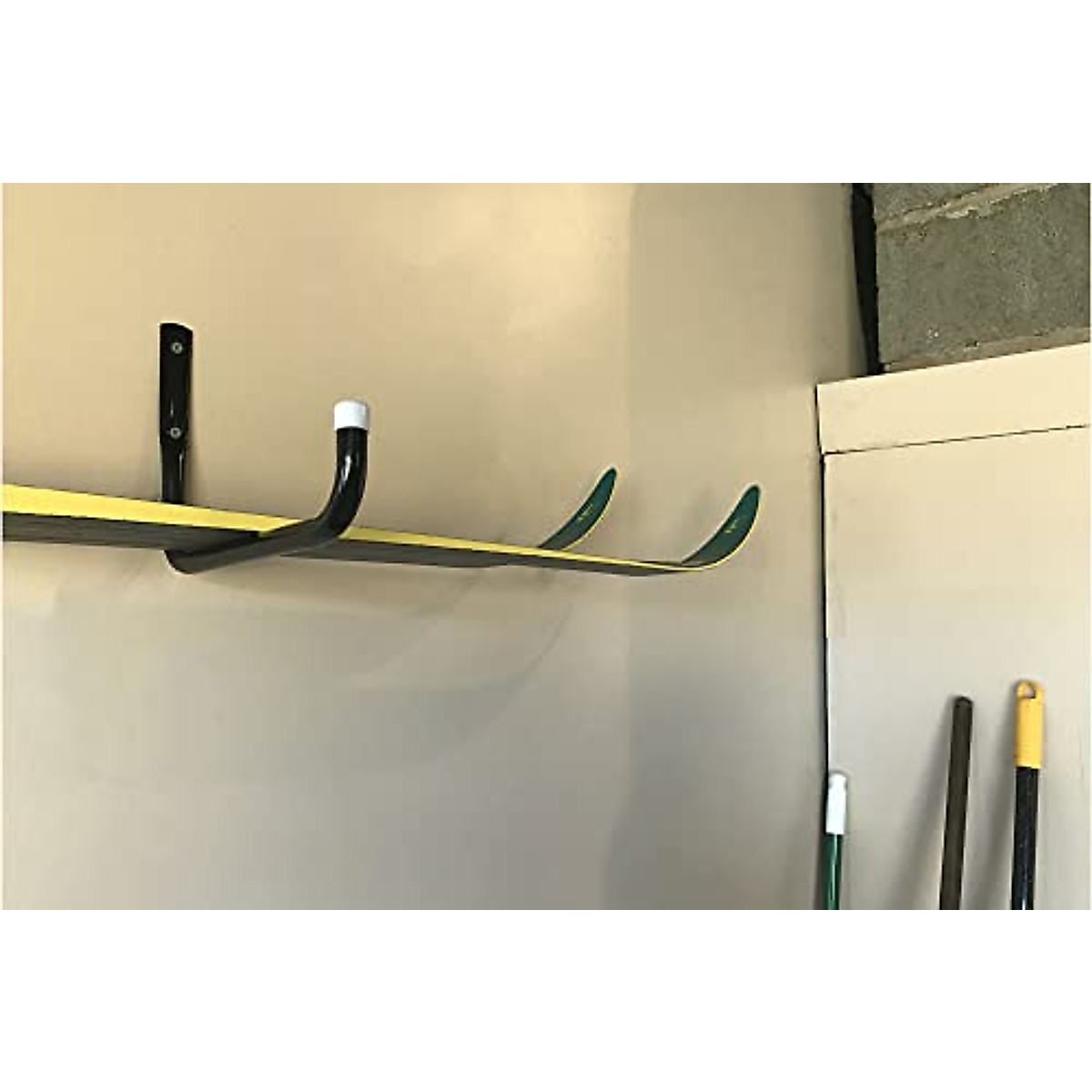 Shepherd Hardware 8091E Heavy Duty Steel 10-Inch Garage Storage Utility Hooks, 4 Pack, Black