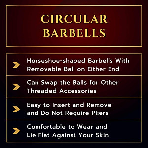 6Pcs Surgical Steel 16g 5/16 8mm medium sized horseshoe hoops Piercing Jewelry Septum Daith Cartilage Helix Eyebrow 3mm Dice M7513