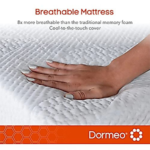 Dormeo Recovery 10" Queen Mattress with Signature Recovery Foam and Pressure Relieving Octaspring Technology, Medium Feel Queen Size Mattress - 80” L x 60” W x 10” H