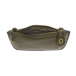 Joy Susan Mini Crossbody Wristlet Clutch (Dark Moss)