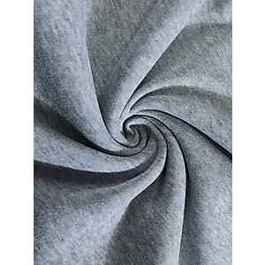 Labolliy Women Letter Graphic Kangaroo Pocket Drawstring Pullover Thermal Hoodie Sweatshirts Grey