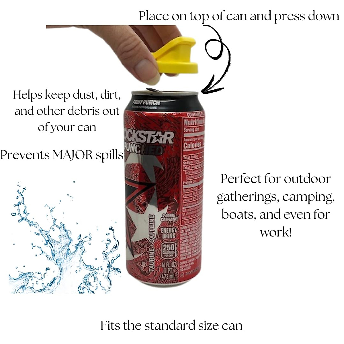 Beverage Buddee Can Cover - Best Can Cover For Standard Size Soda/Beer/Energy Drink Cans - Made In The USA - BPA-PCB Free - 4 pack (Asst Colors)