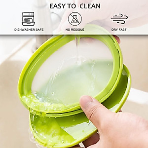 ANGEO Fruit Storage Containers for Fridge, Avocado Saver, Fruit and Vegetable Anti-Oxidation Storage Box, Set of 4 Reusable Refrigerator Storage Containers for Maintaining Freshness of Food