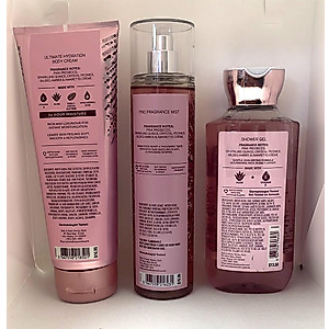 A Thousand Wishes Body Care Set. Shower Gel 10 Fl Oz, Fine Fragrance Mist 8 Fl Oz and Body Cream 8 Fl Oz