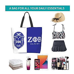 Okarice 1920 Sorority Gifts Paraphernalia For Women Tote Bags Foldable Reusable Canvas Storage Bag Shopping Handbag Shoulder Bag