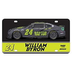 William Byron Raptor 24 Officially Licensed License Plate New for 2022