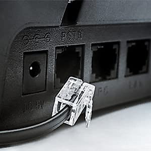 iMBAPrice 50 Feet Long Telephone Extension Cord Phone Cable Line Wire - White