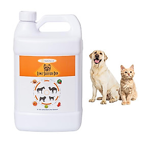 Healthy Paw Life - Lime Sulfur Dip - Pet Care for Itchy and Dry Skin - Xtra Strength Formula - Safe Solution for Dog, Cat, Puppy, Kitten, Horse (1 Gallon)