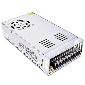 12V DC Power Supply 30A AC 96V-240V Converter Adapter Universal Regulated Switching Power Supply 12Volt 360W LED Power Supply for LED Strip,CCTV, Radio, Computer Project (12V 30A 360W)