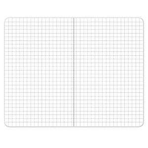 Field Notebook/Pocket Journal - 3.5"x5.5" - Kraft - Graph Memo Book - Pack of 5