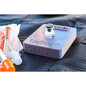 ToxTray Tower 3D Printed Spill-Resistant Vial Holder for Botox, Xeomin, Dysport, Jeuveau, Daxxify Space-Saving for MedSpa Professionals - Ideal Gift for Nurses, NPS & PAs - Saves Money (Daxxify)