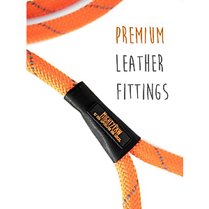 Mighty Paw 6' Slip Dog Leash - Gentle Correction with No More Pulling - Rock Climbers Rope for Ultimate Strength - Universal Design - One Size Fits All - Control When You Need It - Reflective Thread