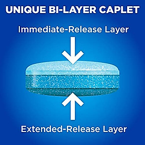 Amazon Basic Care Guaifenesin Cough and Mucus Relief Extended-Release Tablets, 600 mg, 12 Hour Expectorant Caplet 60 Count