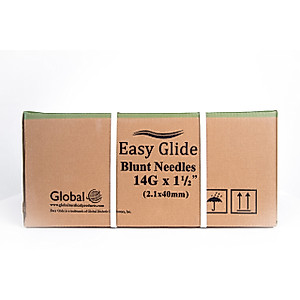 (Qty 50) 14 ga x 1-1/2" Dispensing Needle, Blunt Tip