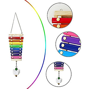 3 Packs Chicken Toys for Coop, Including Chicken Swing, Xylophone, Vegetable Hanging Feeder for Hens, for Chicken Medium Large Bird Parrot Training