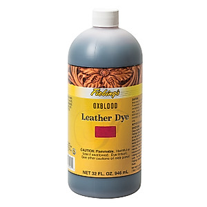 Fiebing's FILDYE71P032Z Leather Dye - Oxblood, 32 oz