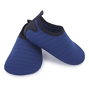 L-RUN Toddler Summer Beach Water Shoes Infant Baby Shoes Navy 6-12 Months=EU17-18