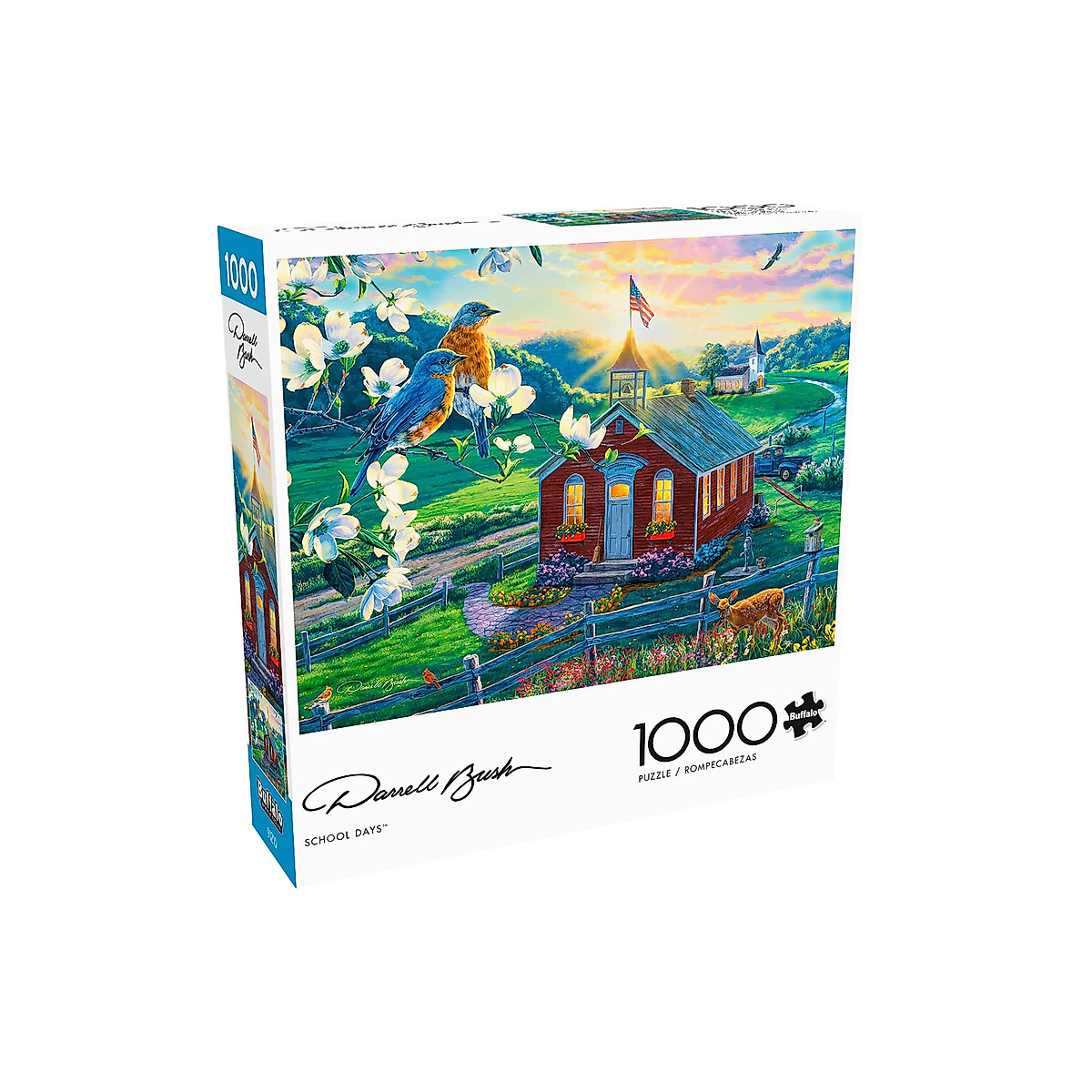 Buffalo Games - Darrell Bush - School Days - 1000 Piece Jigsaw Puzzle