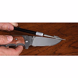 AccuSharp Professional Dual Rod Knife Sharpener, Retractable Diamond-Coated Steel Rod, Sharpens, Restores, Repairs & Hones Straight & Serrated Knives