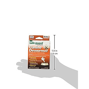 Safe-Guard (fenbendazole) Canine Dewormer for Dogs, 1gm pouch (ea. pouch treats 10lbs.)