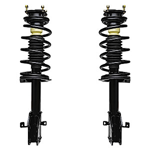 Detroit Axle - 2 Front Struts for 11-14 Ford Edge, 11-15 Lincoln MKX Complete 2 Struts with Coil Spring 2011 2012 2013 2014 Replacement Quick Install Ready Strut Shock Assembly