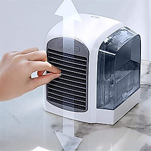 XXY216 Breeze Maxx Air Cooler,Personal Space Mini Evaporative Air Cooler,Portable 3-in-1 Air Cooling Purification Humidifier-for Camping/Home/Office (Grey)