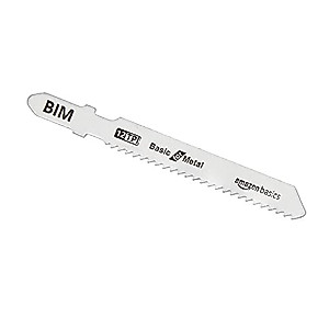 Amazon Basics Assorted T-Shank Jigsaw Blades Set, 10-Pieces
