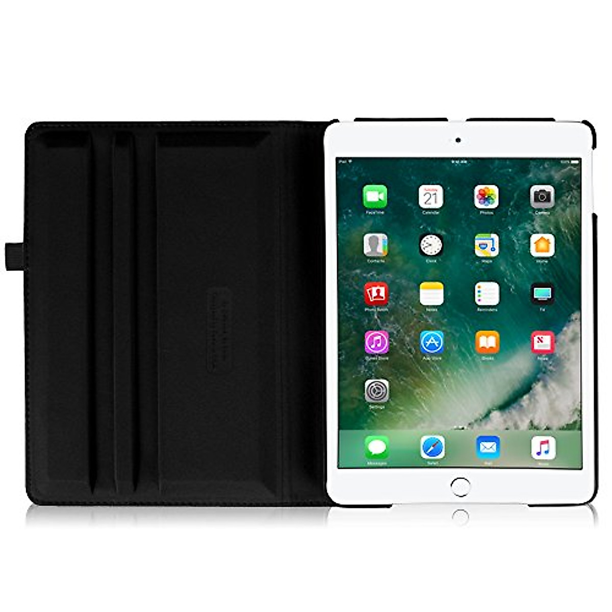 Fintie Rotating Case for iPad 6th / 5th Generation (2018 2017 Model, 9.7 inch), iPad Air 2 / iPad Air 1-360 Degree Rotating Protective Stand Cover Auto Sleep Wake, Black