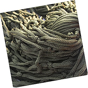 CLISPEED Hammock Swing Mesh Garden Hammock Camping Picnic Dark Swing Amy Hammocks Bed Travel Hanging Rope Net for Green Hunting Sleeping Outdoor Comfortable Leisure Indoor Nylon Beds Hiking Amacas