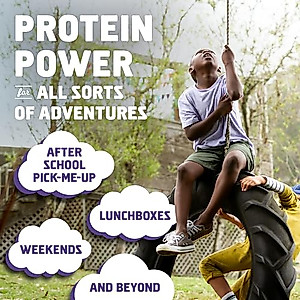 CLIF Kid Zbar Protein - Chocolate Chip - Crispy Whole Grain Snack Bars - Made with Organic Oats - Non-GMO - 5g Protein - 1.27 oz. (15 Pack)