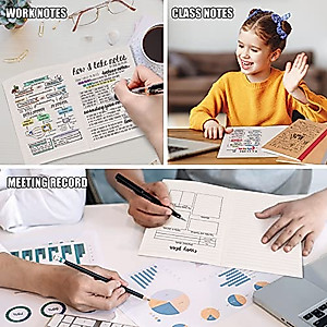 EOOUT 26 Pack A5 Kraft Notebooks, Composition Notebooks, Lined Journals Bulk with Rainbow Spines, 10 Colors, 60 Pages Lined Paper for Kids, Women Girls, School Office Supplies