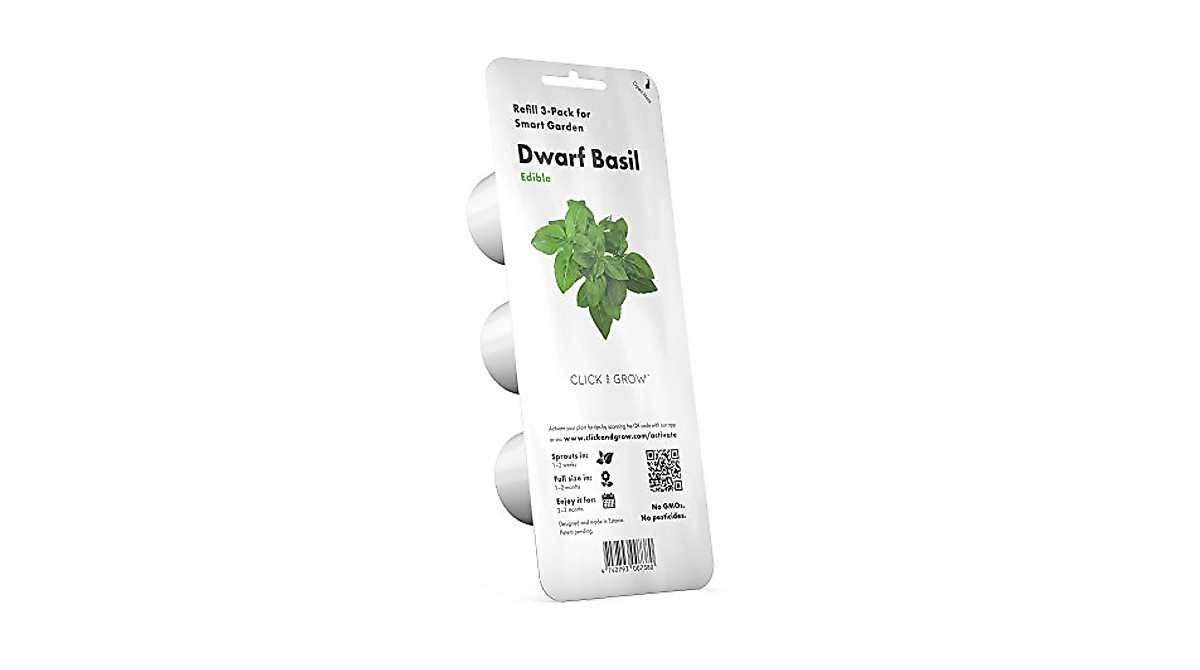 Click and Grow Dwarf Basil Plant Pods 3-Pack | Easy Home Gardening