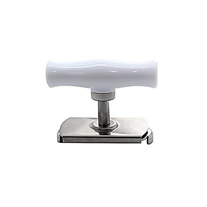 ShengHai Adjustable Professional Jar Opener Stainless Steel Spiral Design Suitable for Opening 1-4 inches Bottle Can, Supporting Those with Limited Hand Movement Kitchen Tool