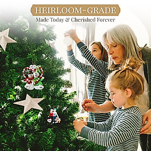 Personalized Gay Couple Ornament 2024 – Fast & Free 24h Customization – Family of 2 Christmas Ornament for Tree – Custom Gift Wrapped Male Male 1st Christmas Together Keepsake for LGBTQ Couples